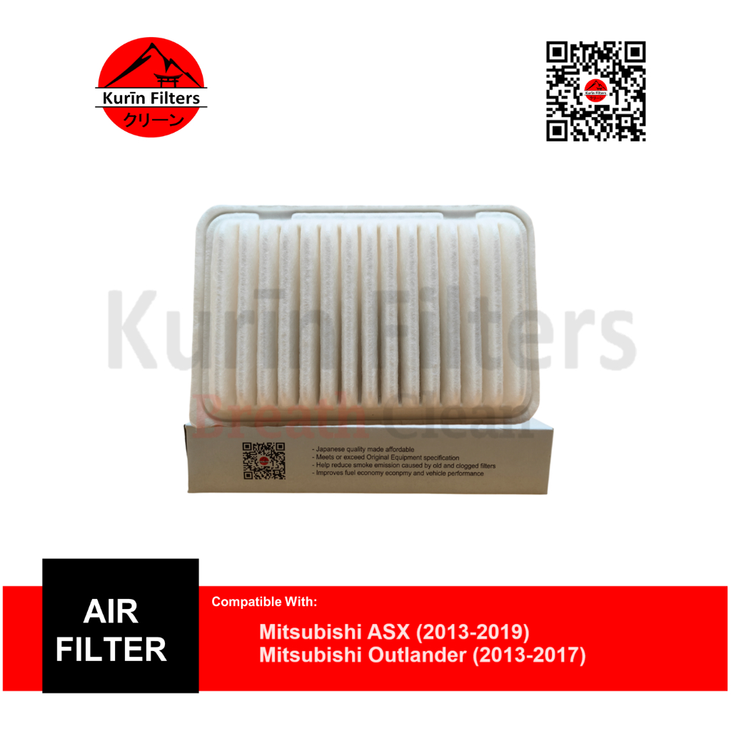 KURIN Air Filter for Mitsubishi ASX (2013 -2019), Mitsubishi Outlander ...