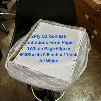 2Ply Carbonless Continuous Form Paper 1Whole Page 60gsm 500Sheets 9 ...