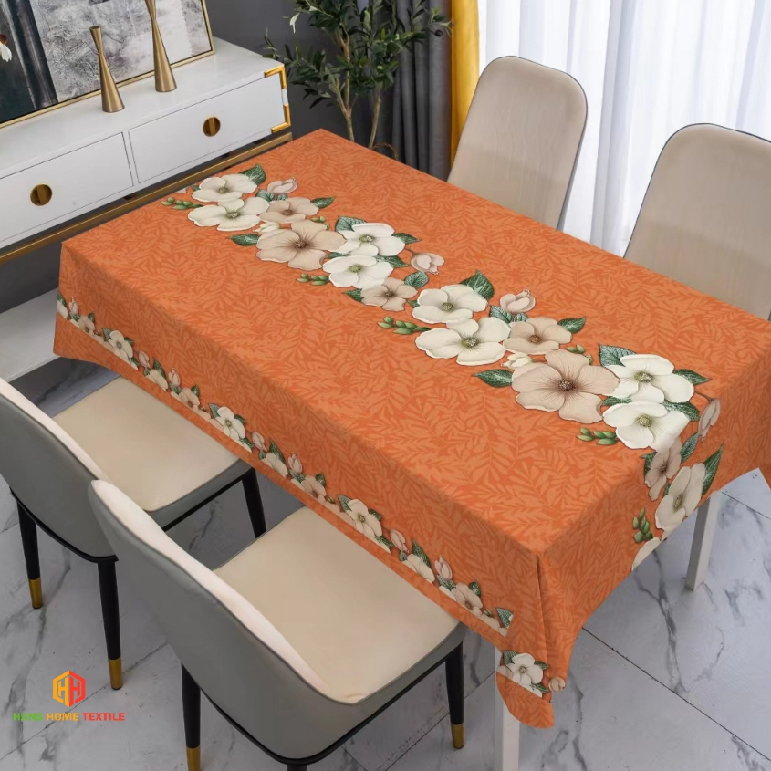 W*140 CM Floral Tablecloth/ Mantel for Rectangular,Circular,Square ...