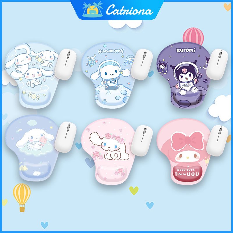 Sanrio Cartoon Series Silicone Wrist Mouse Pad Office Game Anti-slip ...
