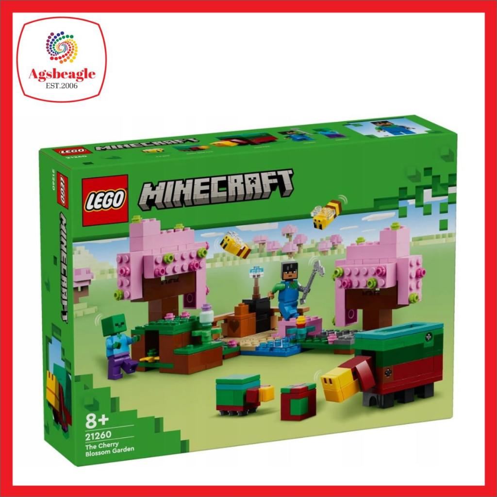 Lego Minecraft The Cherry Blossom Garden 21260 (2024) | Shopee Philippines