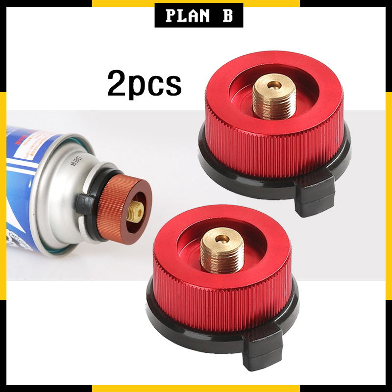 2pcs Bottle Type Butane Adapter Converter Connector For Outdoor Camping ...