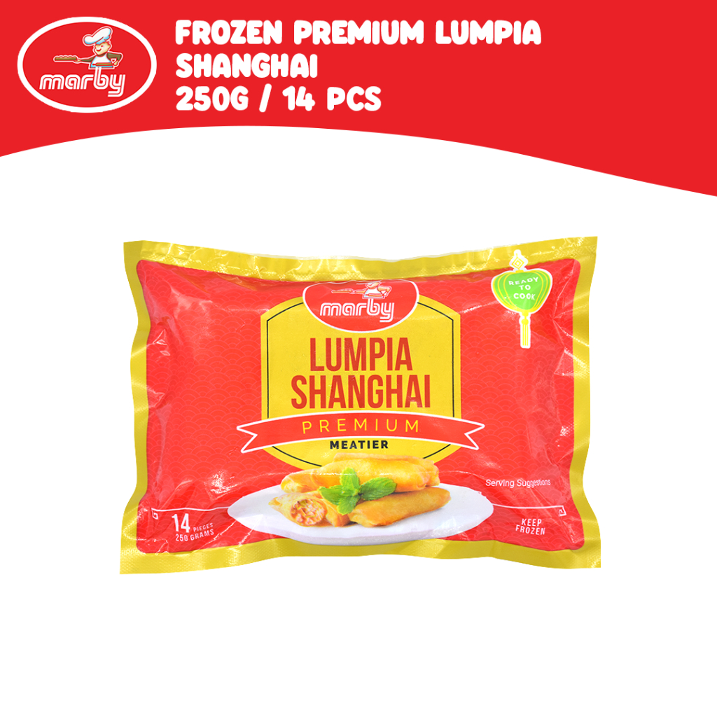 Marby Frozen: Premium Lumpia Shanghai - 14 pcs. | Shopee Philippines