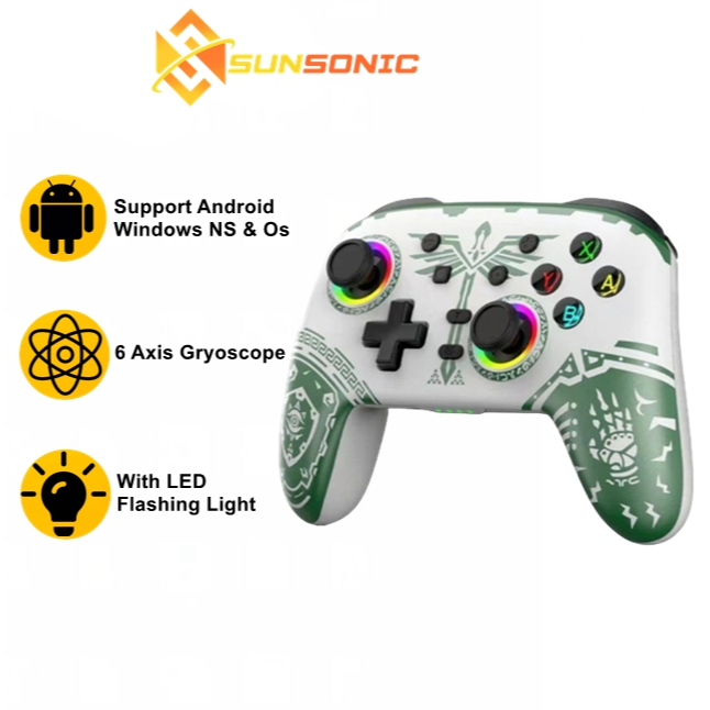 Bsp S08 Wireless Gamepad Gaming Controller For P4, P3 Switch Pc And Os ...