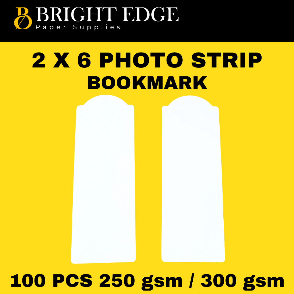 STRIP PHOTO STANDEE 2x6 (CLOUD) Bookmark 250GSM /300 GSM 100pcs ...