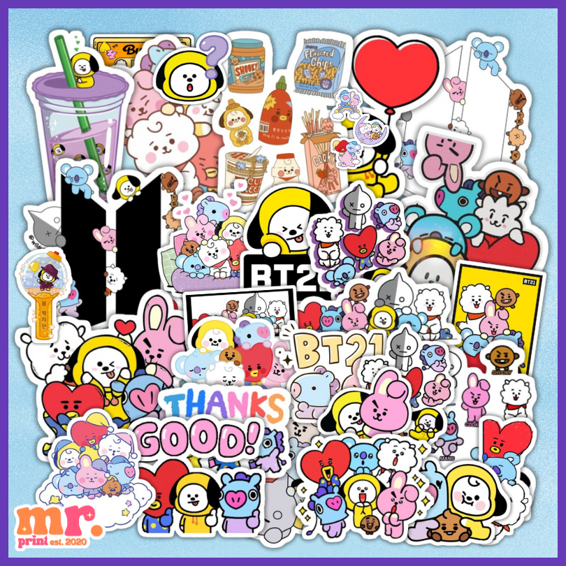 BT21 VOL 3 STICKERS CUTE BTS KPOP WATERPROOF STICKERS | Shopee Philippines