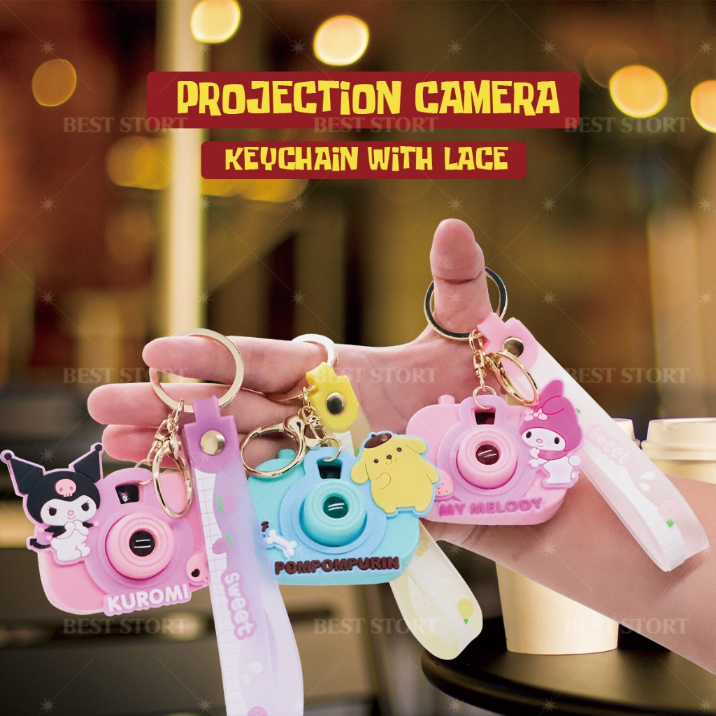Best Store Keychain with lace projection camera pendat toys | Shopee ...