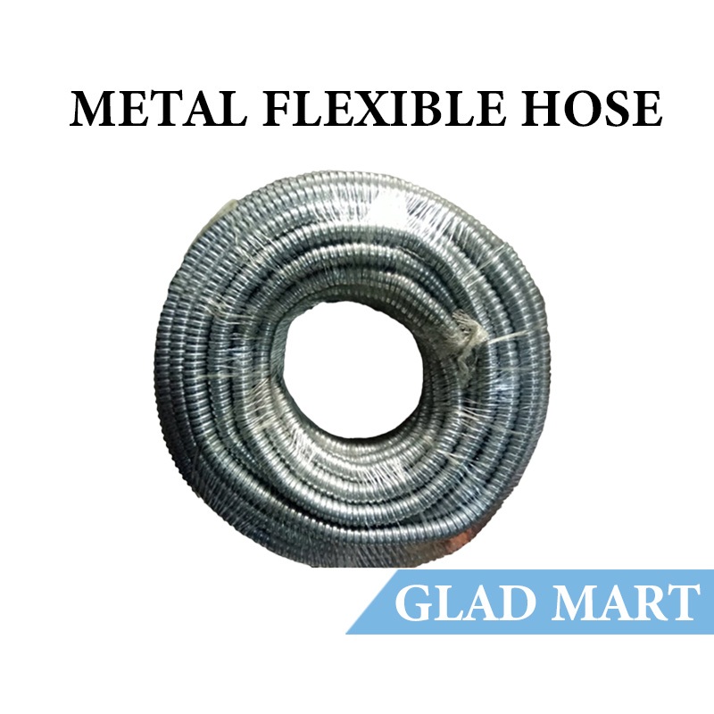 Metal Conduit Flexible Hose 1/2" 3/4" 1" Flexible Conduit 30m Per Roll Flexible Hose Electrical ...