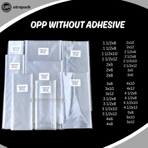 OPP Plastic Non Adhesive 100pcs/ LOCAL FACTORY | Shopee Philippines