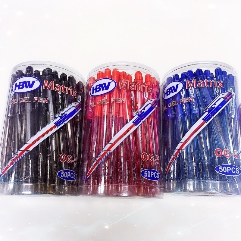 HBW Matrix Oil Gel Pen HBW 1pcs HBW ballpoint pen Ink : Black, BLUE ...