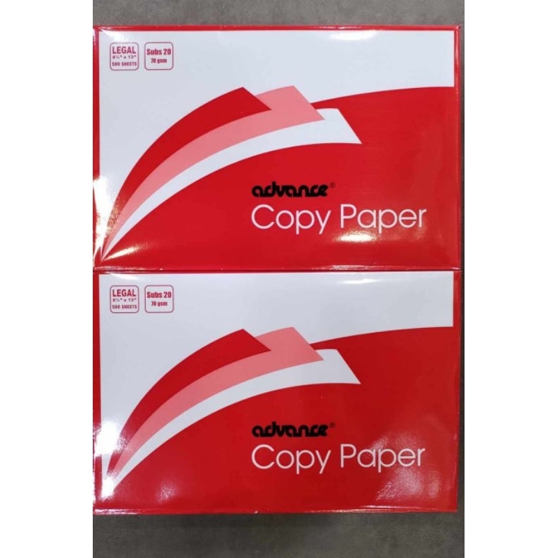 advance copy paper legal size | Shopee Philippines