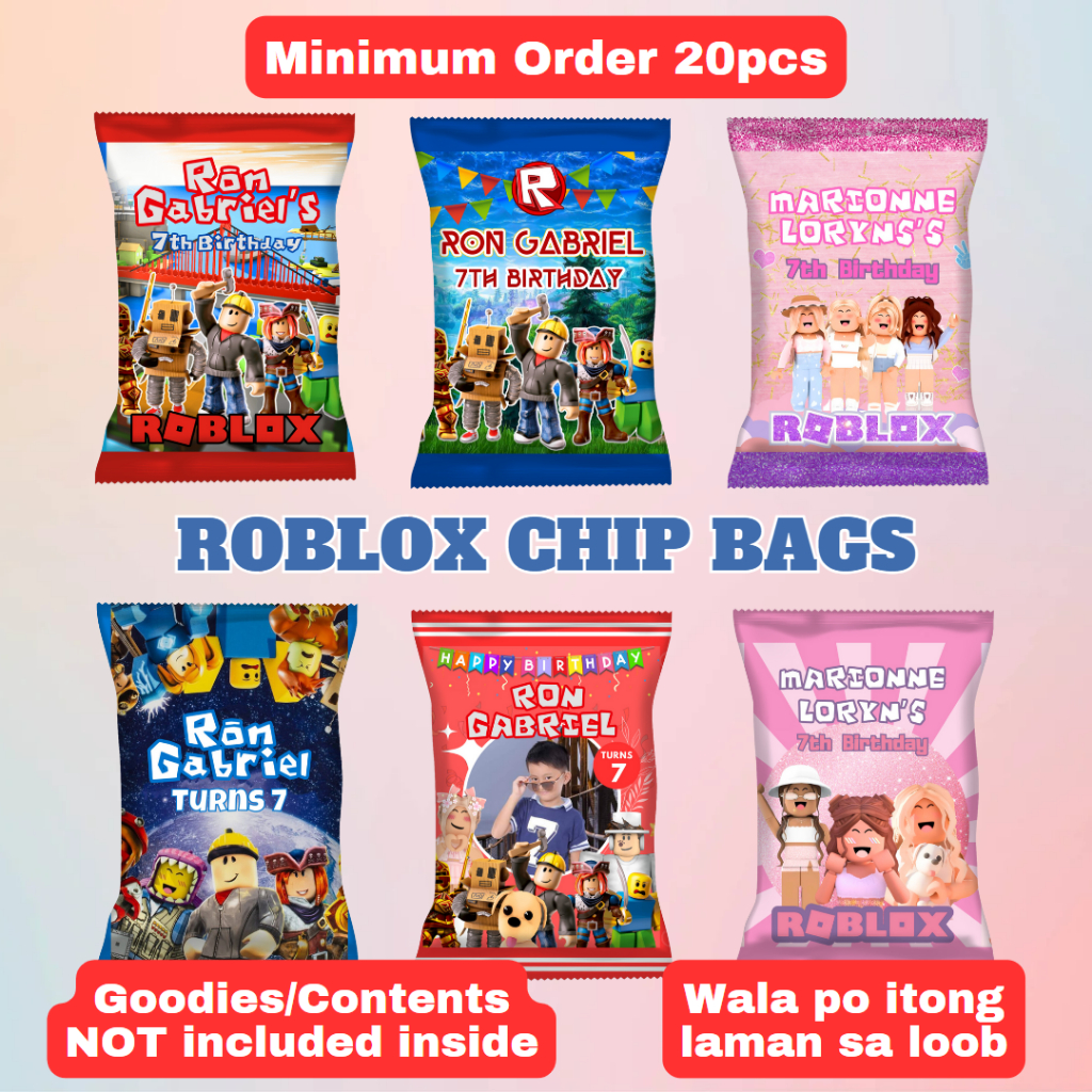 Roblox Chip Bag for Souvenirs | Shopee Philippines
