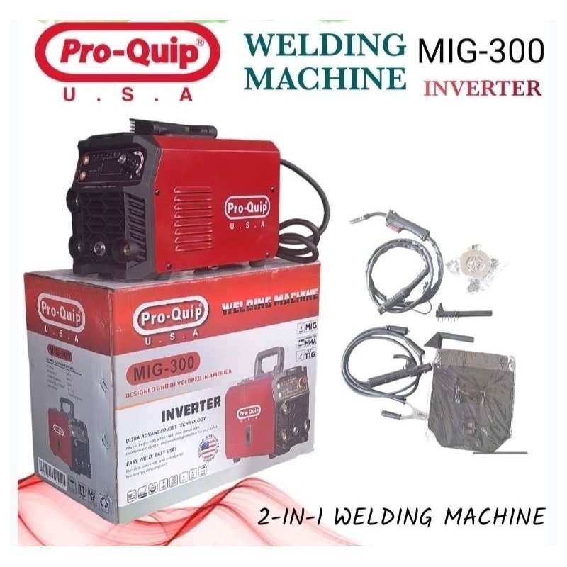 WELDING MACHINE 300A GASLESS MIG TIG ARC WITH FREE 1 KILO FLUX CORED ...