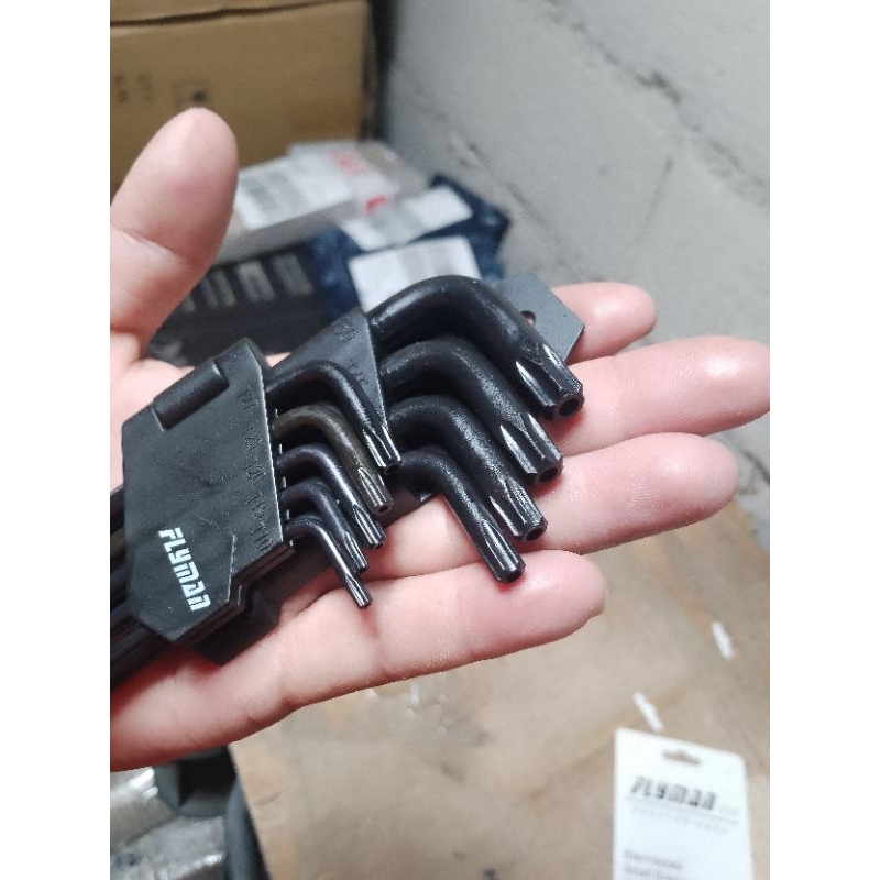 FLYMAN Allen Wrench set small Star type heavy duty brand New item ...