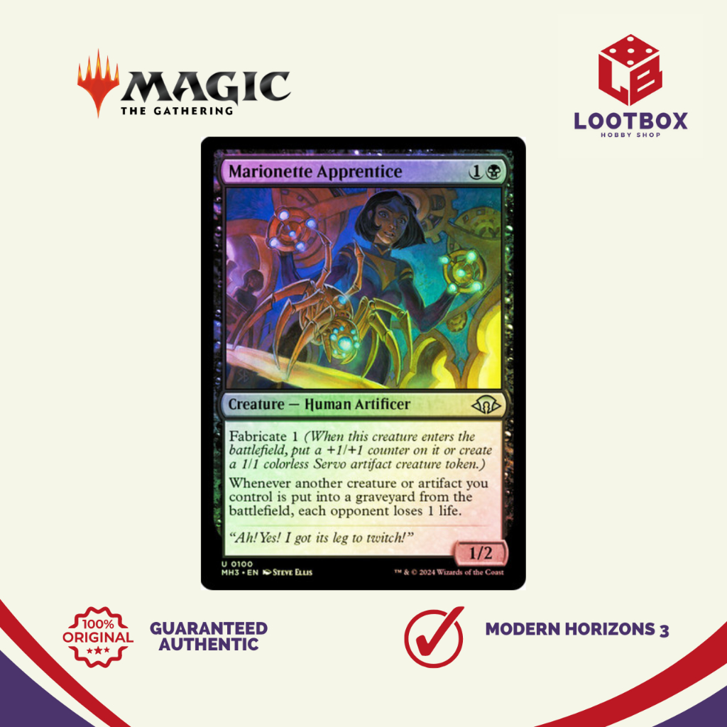 Magic the Gathering: Marionette Apprentice (Uncommon) - Modern Horizons ...