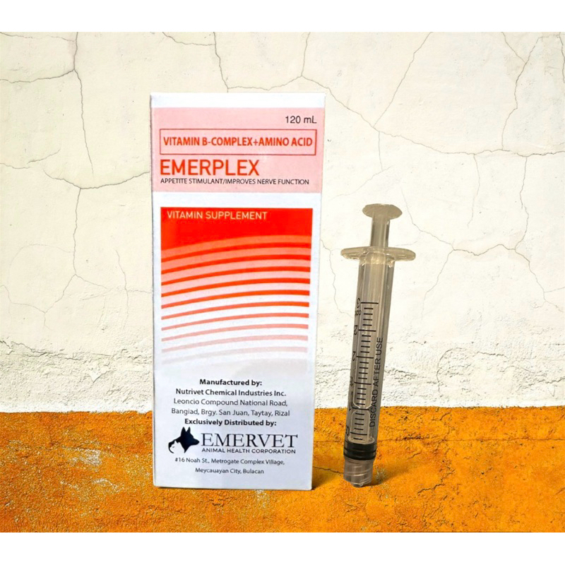 EMERPLEX Vitamins B-COMPLEX + AMINO ACID 120ml | Shopee Philippines