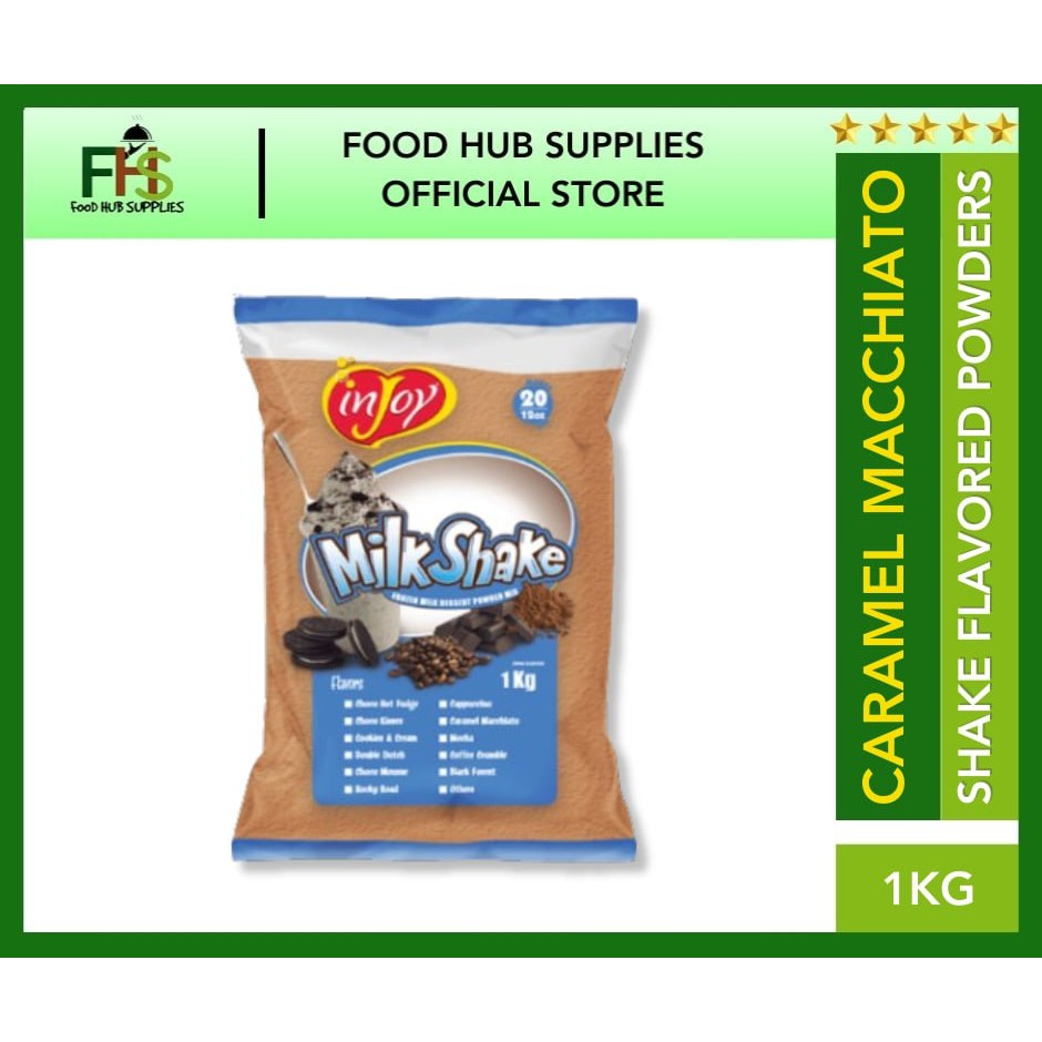Injoy Milkshake Powder 1KG - Caramel Macchiato | Shopee Philippines