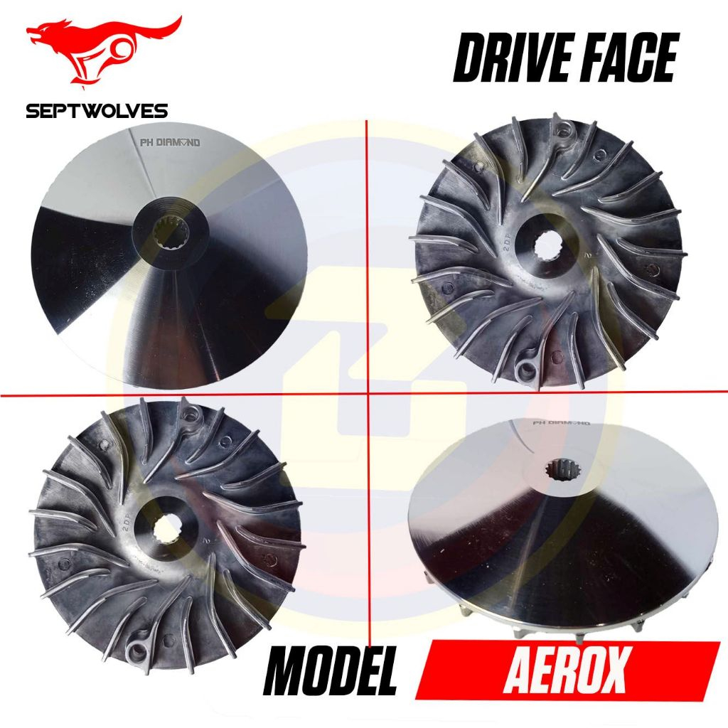Drive Face for Yamaha Aerox, Motorcycle Drive Face Aerox Septwolves ...