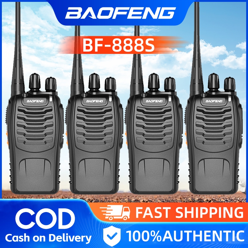 【COD】Original Baofeng 888S 5W 16CHs Interphone Two Way Radio Walkie Talkie VHF/UHF | Shopee ...