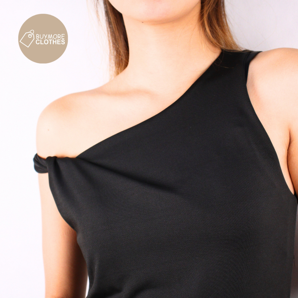 BM Roma TWO WAY TOP BASIC STRAIGHT NECK Korean ITY | Shopee Philippines