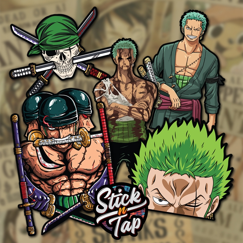 One Piece Roronoa Zoro Vinyl Sticker | Shopee Philippines