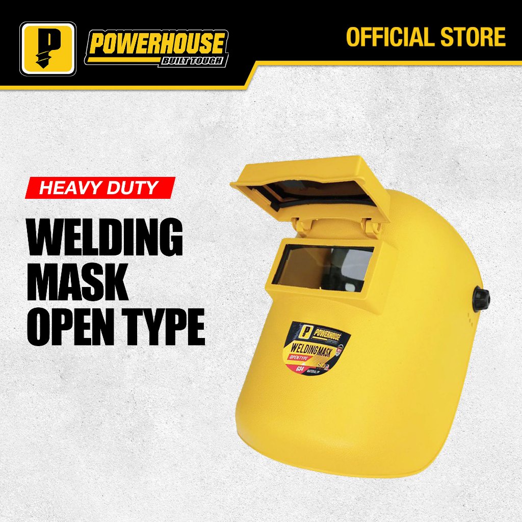 Powerhouse OPEN TYPE Welding Mask Heavy Duty PWTA | Shopee Philippines