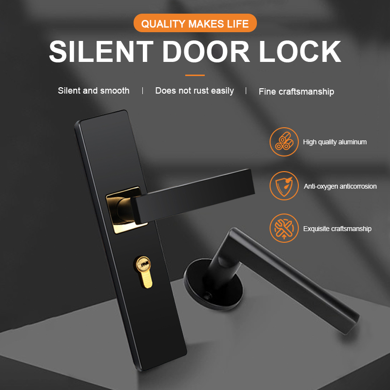 Gold Star Smart Door Knob Door Lock With Key Main Door Double Lock Set ...