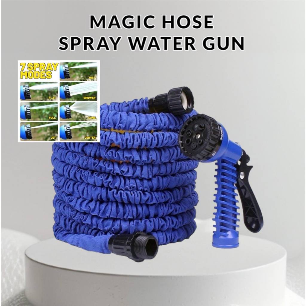 Magic Hose Spray Hose Multi-Functional Expandable Water Hose 25ft-150ft ...