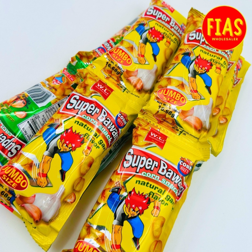 10 pcs Jumbo Super Bawang Natural Garlic Flavor Corn Snack | Shopee ...