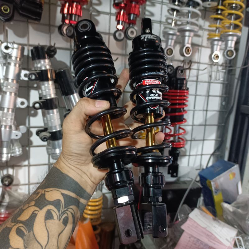 TRC CNC REAR SHOCK ADJUSTBLE REBOND ADJUSTBLE SHOCK 320mm | Shopee ...