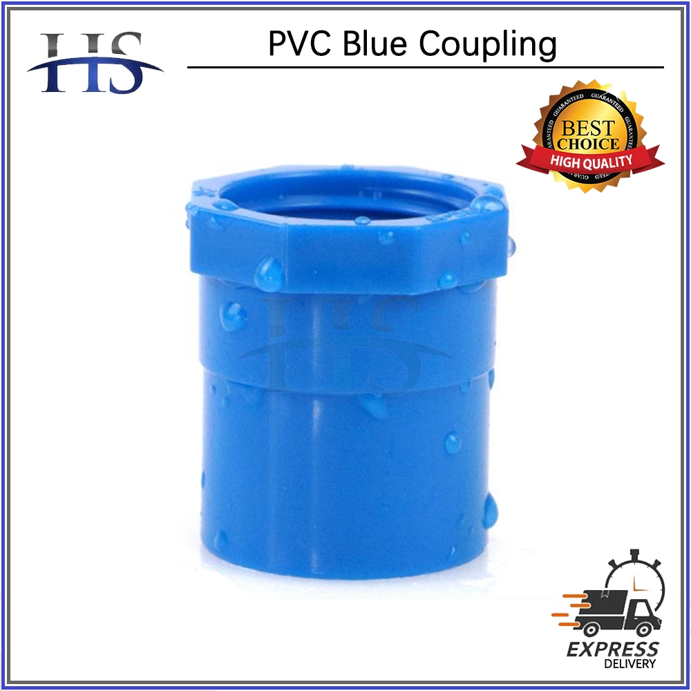 PVC Blue Water Fittings Female Adaptor 1/2" 3/4'' 1'' | Shopee Philippines