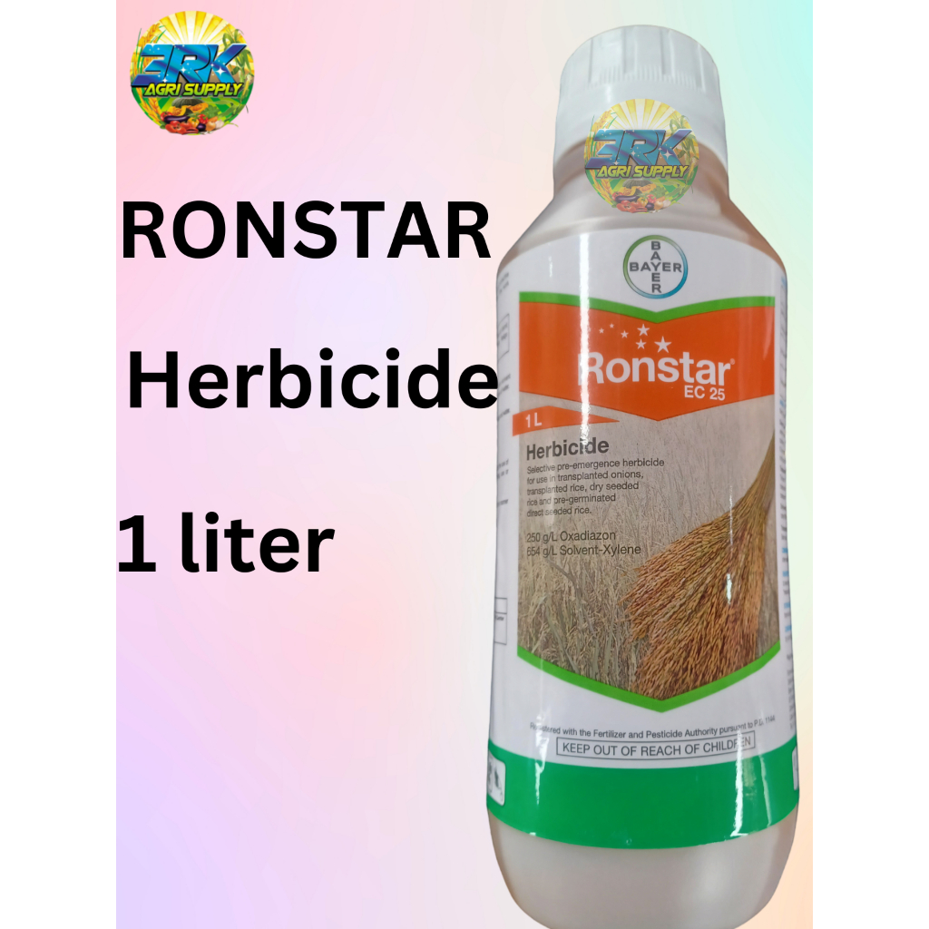 Ronstar ec 25 herbicide for rice 1 liter | Shopee Philippines