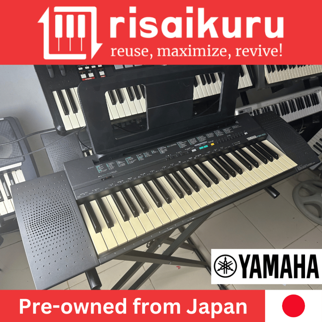 Yamaha PSR-100 Piano Keyboard Organ with Built-in Sustain 49 Keys Japan ...