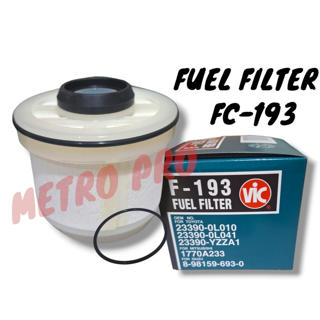 FUEL FILTER F-193 VIC BRAND | Shopee Philippines