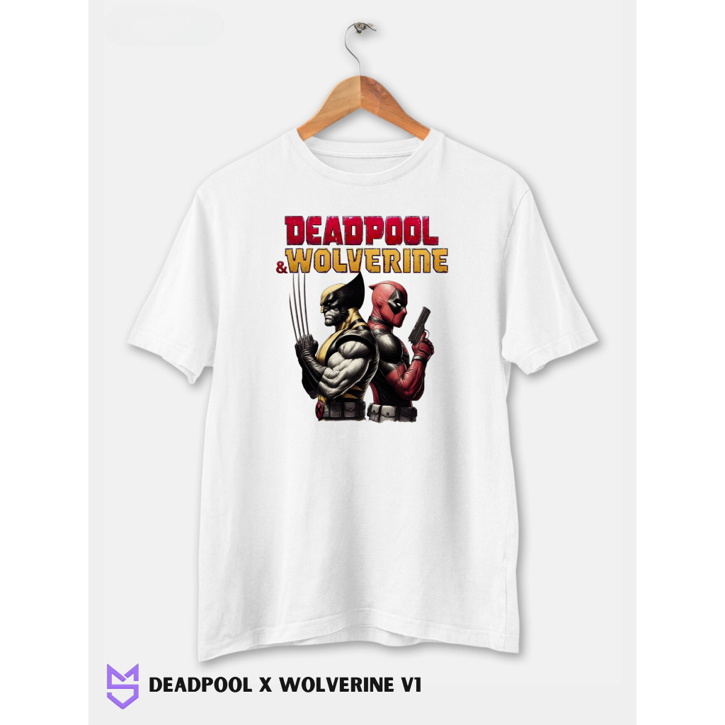 Deadpool x Wolverine V1-V5 - Mack Saint Premium Cotton Shirt | Shopee ...