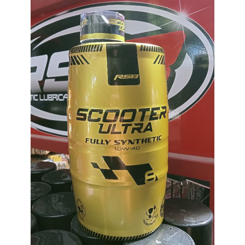 RS8 SCOOTER ULTRA FULLY SYNTHETIC 10W40 800ml/1 LITER | Shopee Philippines