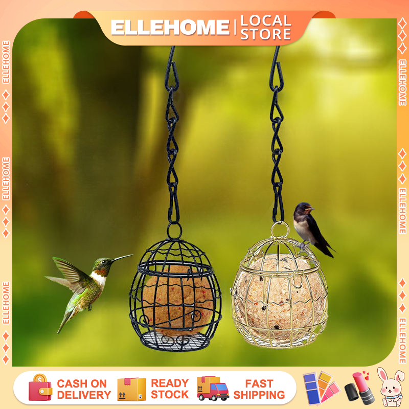 Bird Feeder Portable Outdoors Garden Hanging Bird Feed Dispenser with ...