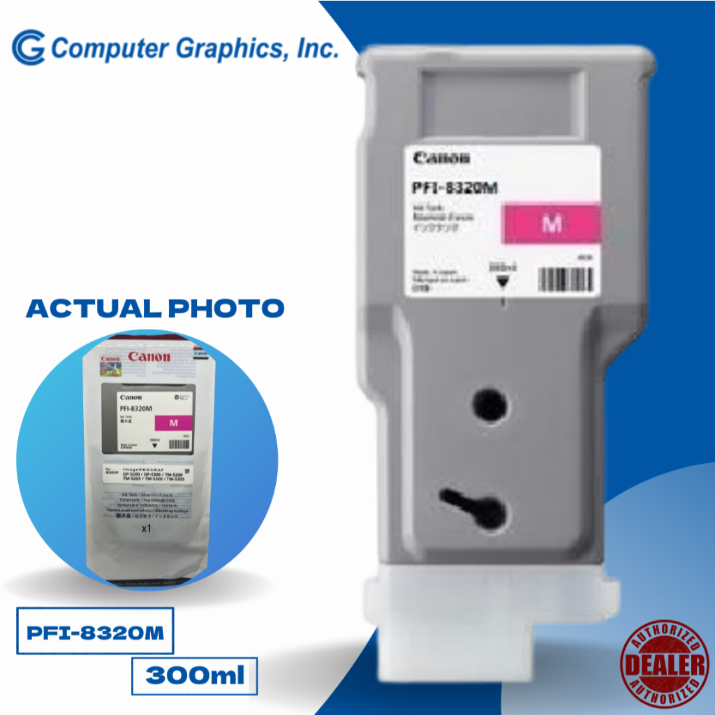 Canon TM5200 TM5300 TM5250 Magenta 300ml PFI8320 | Shopee Philippines