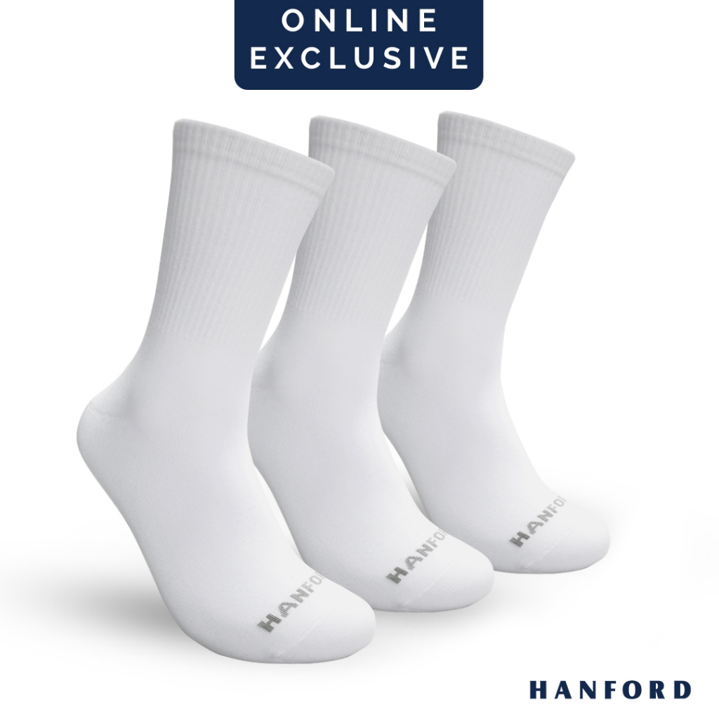 Hanford Men Ladies Teens Casual Everyday Comfort Cotton Crew Mid Calf ...