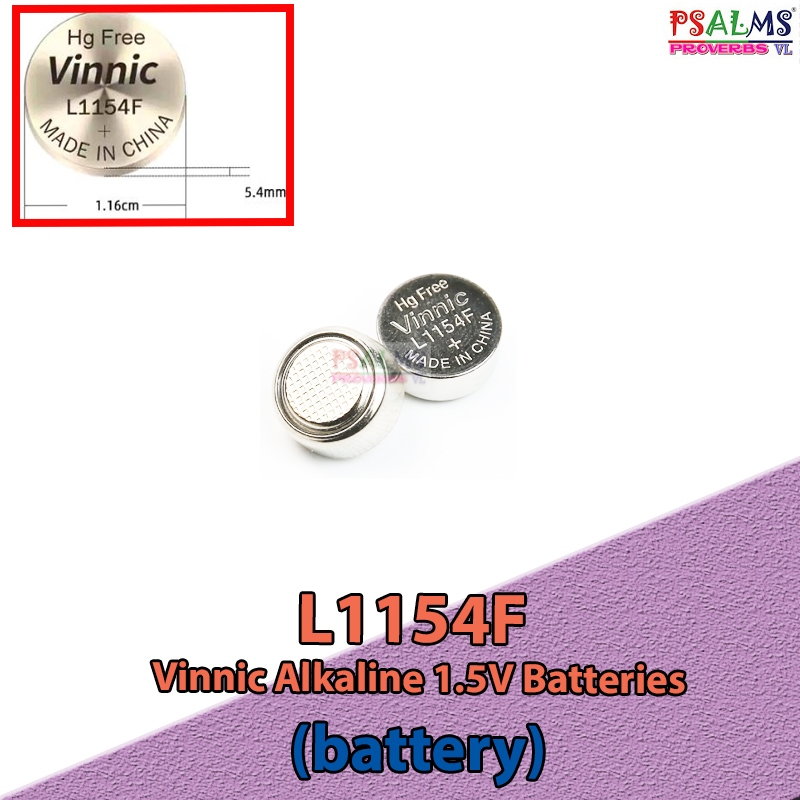 Vinnic battery L1154F L1131F L736F 1.55V Alkaline Battery (PER PIECE ...