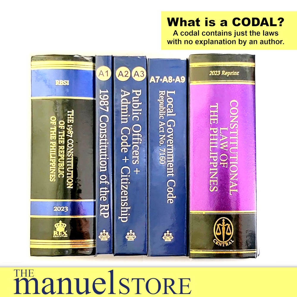 Pocket Codal (2023) Political Laws 1987 Constitution Public Officers ...