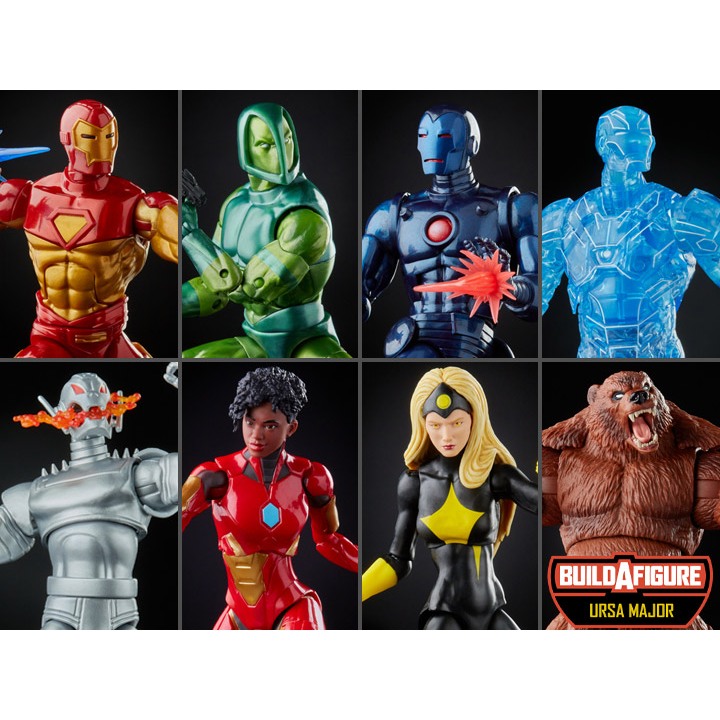 MARVEL LEGENDS URSA MAJOR BAF - IRON MAN COMIC ACTION FIGURES (SINGLES ...