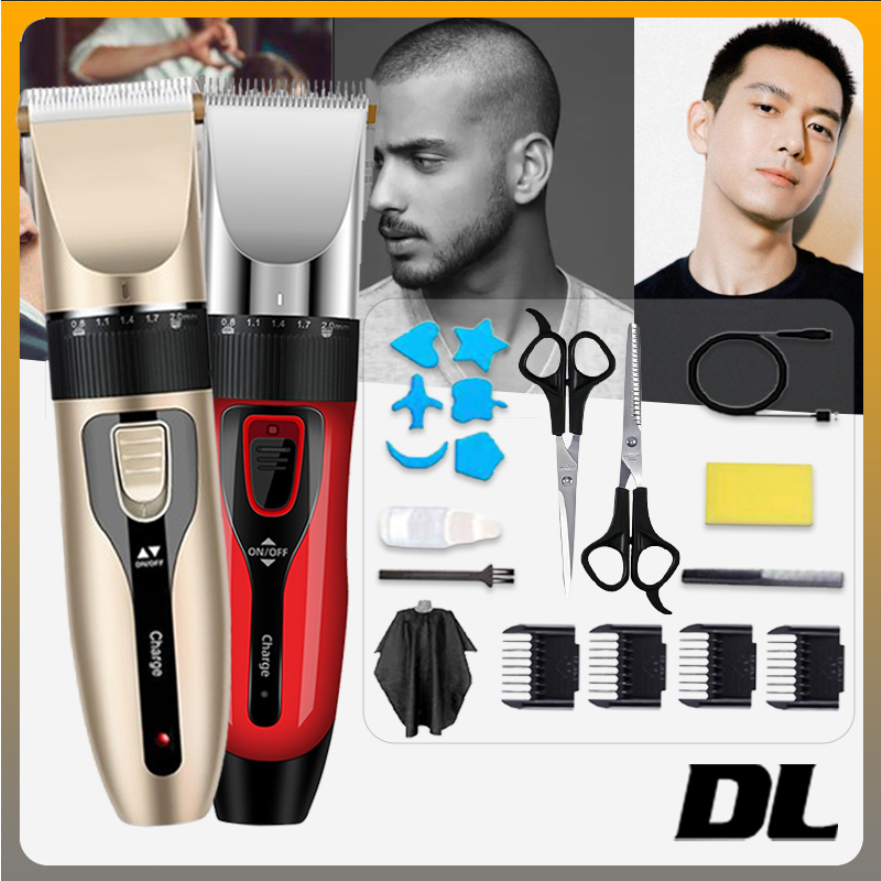 Wireless Electric Hair Trimmer Hair Clipper Hair Cutting Razor Set ...
