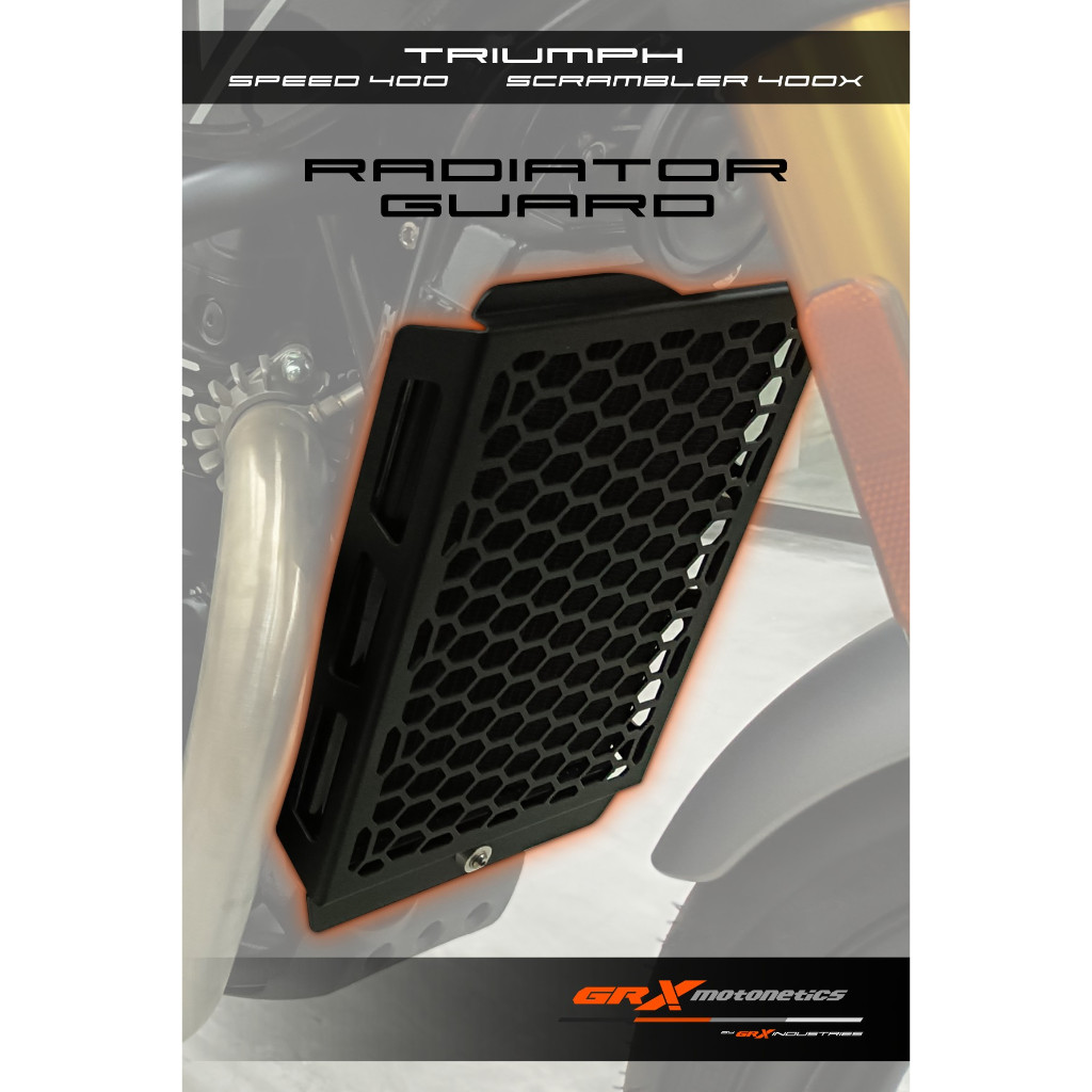Triumph Speed 400 | Scrambler 400X Radiator Guard | Shopee Philippines
