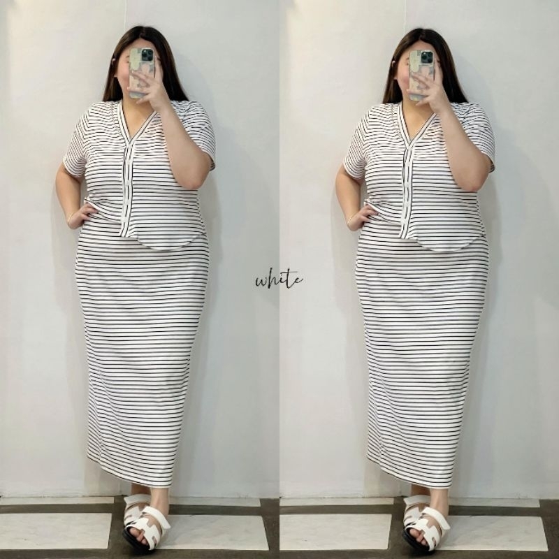 Emerson Cheapest Trendy Plus Size Knitted Coords | Shopee Philippines