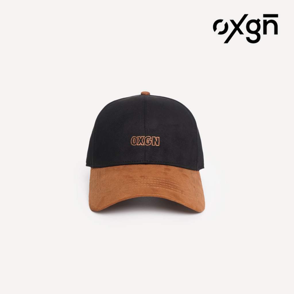 OXGN Curved Cap For Men And Women (Black/Cream/Taupe) | Shopee Philippines
