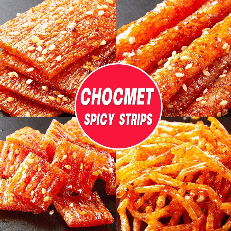 Chocmet 4 in 1 Spicy Stick Strips Latiao Snack Chinese Snacks Spicy ...