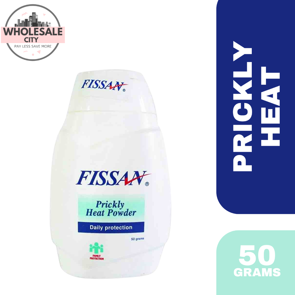 FISSAN PRICKLY HEAT POWDER 50GRAMS | Shopee Philippines