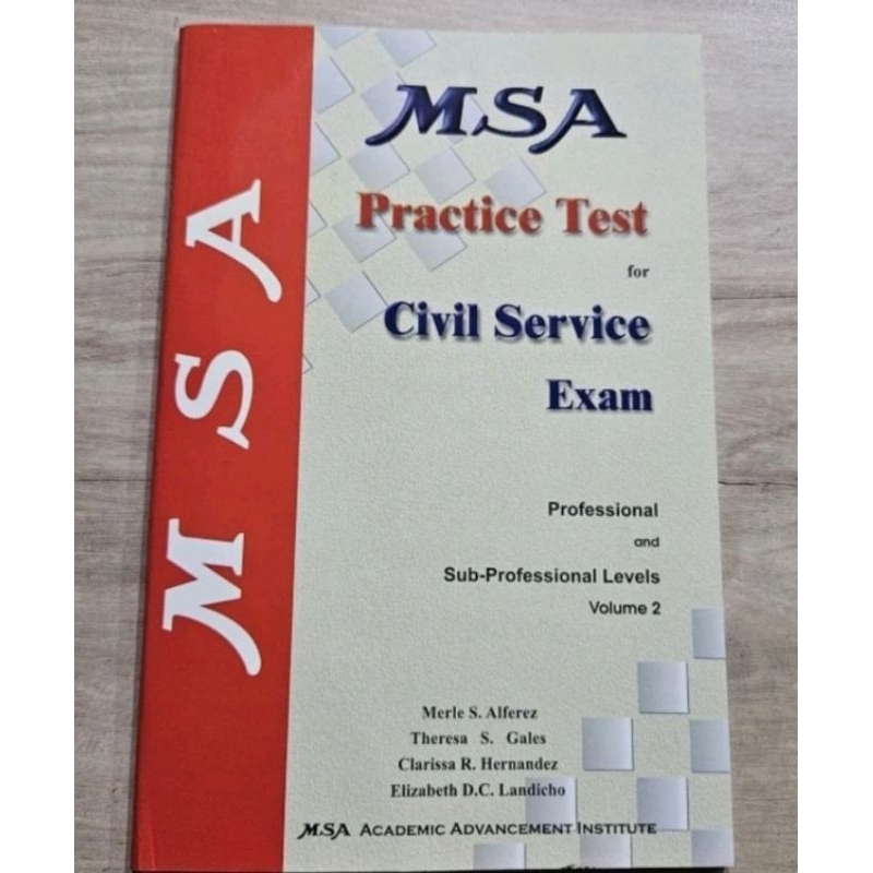 MSA PRACTICE TEST CIVIL SERVICE EXAM!! | Shopee Philippines