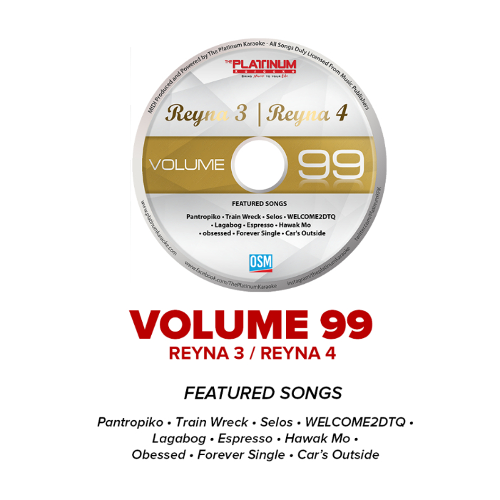 The Platinum New Reyna 3/Reyna 4 Volume 99 Update CD JUN 2024 | Shopee Philippines